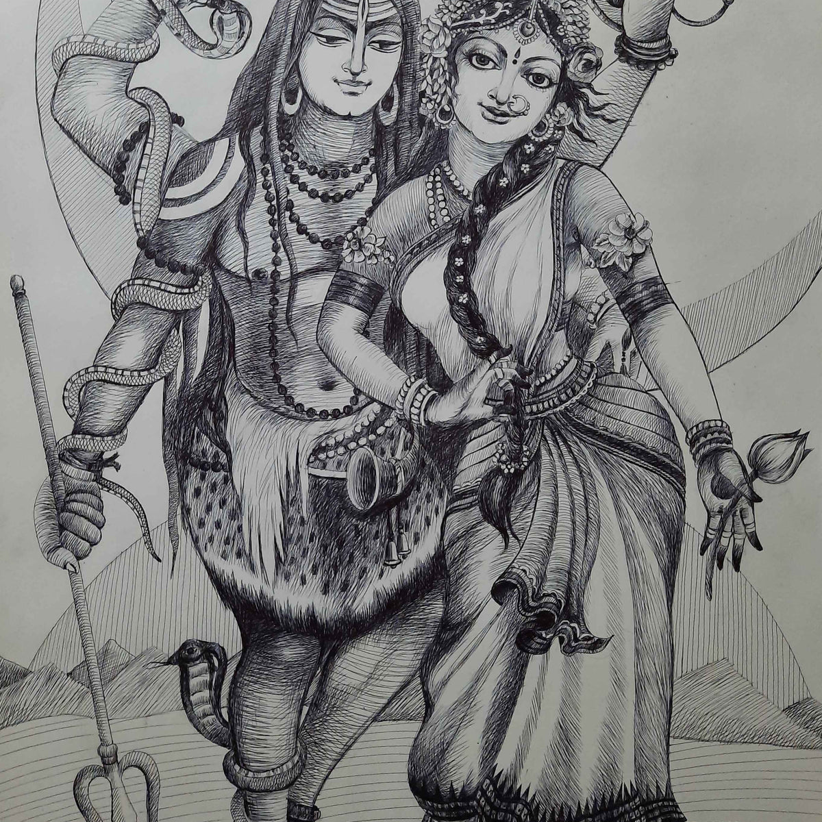Shiva and Parvati – Crafttatva.com