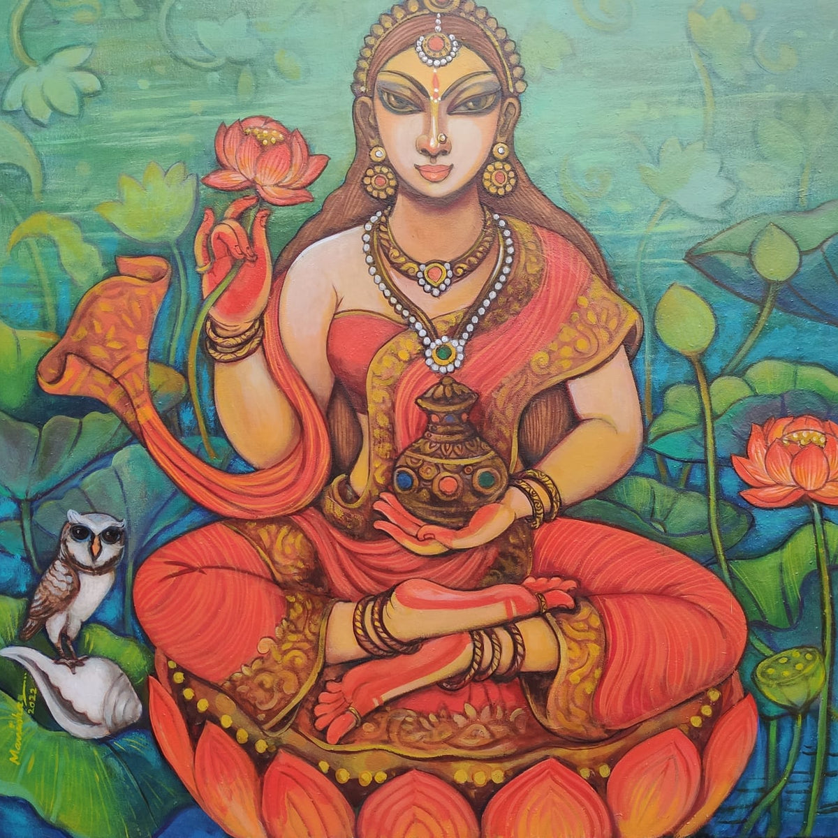 Goddess Lakshmi ( Vol 3 ) – Crafttatva.com