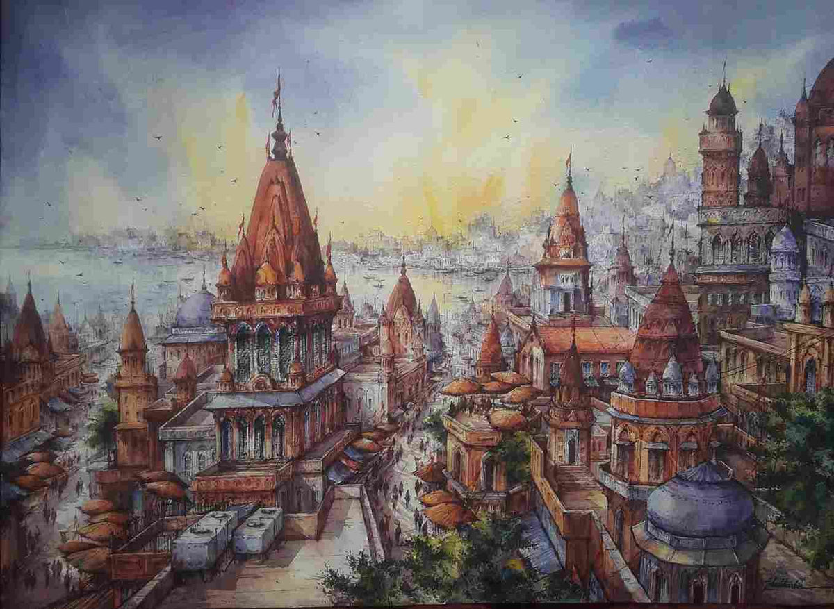 Top view of Banaras ( Vol 3 ) – Crafttatva.com