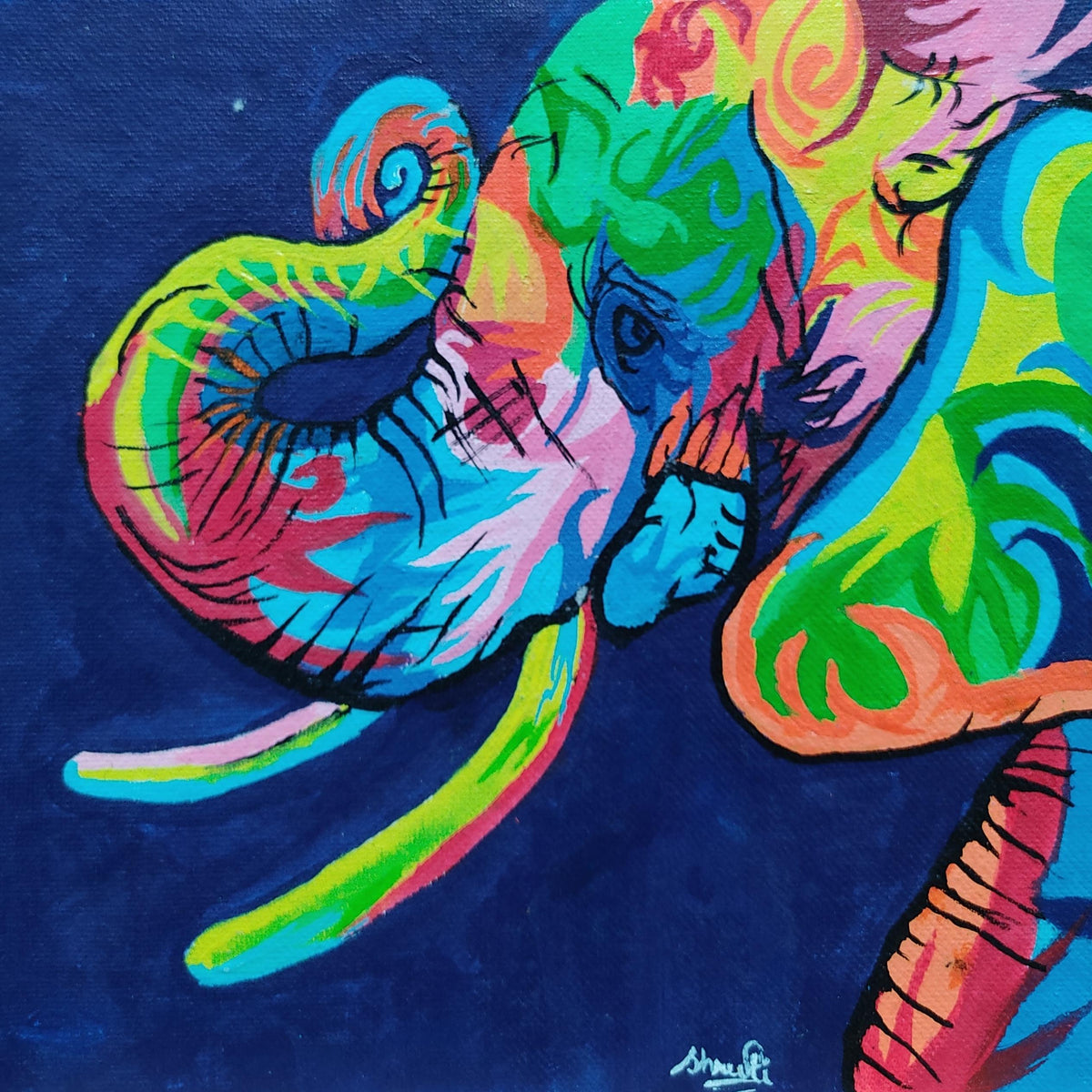 Elephant Pop Art – Crafttatva.com