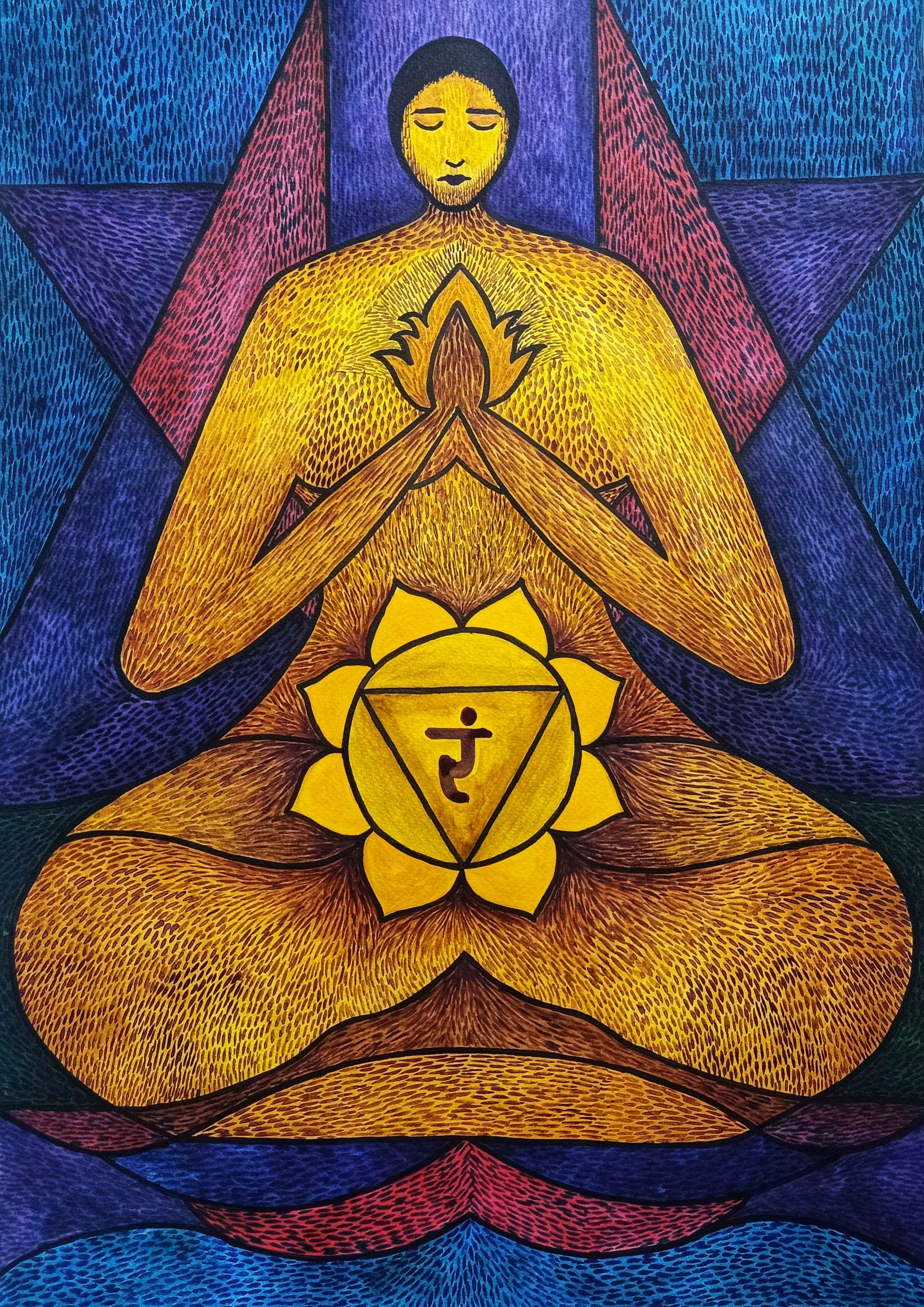Solar Plexus Chakra Art A Guide To The Chakra System: Understanding