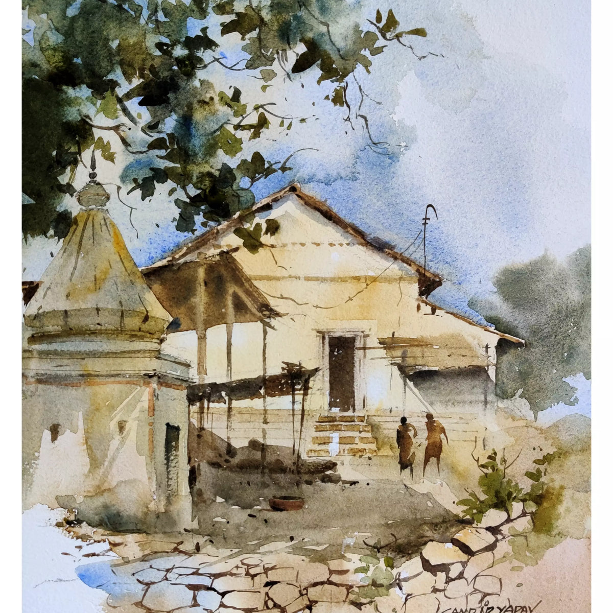 Village Scape – Crafttatva.com