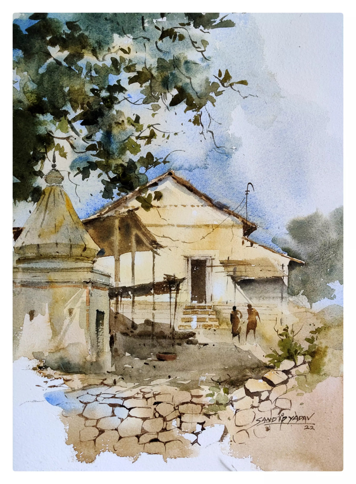 Village Scape – Crafttatva.com
