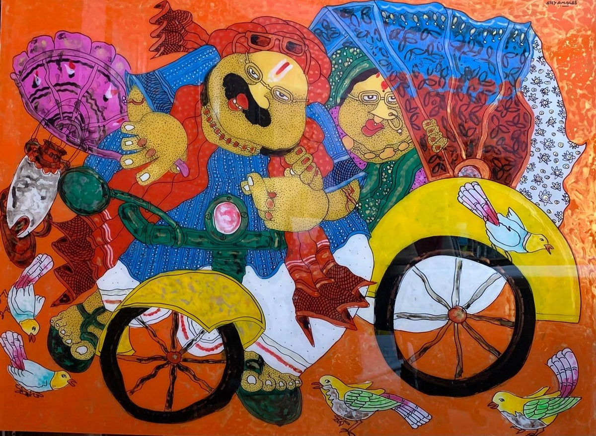 Baba Bibi with Rikshaw ( Vol 4 ) – Crafttatva.com
