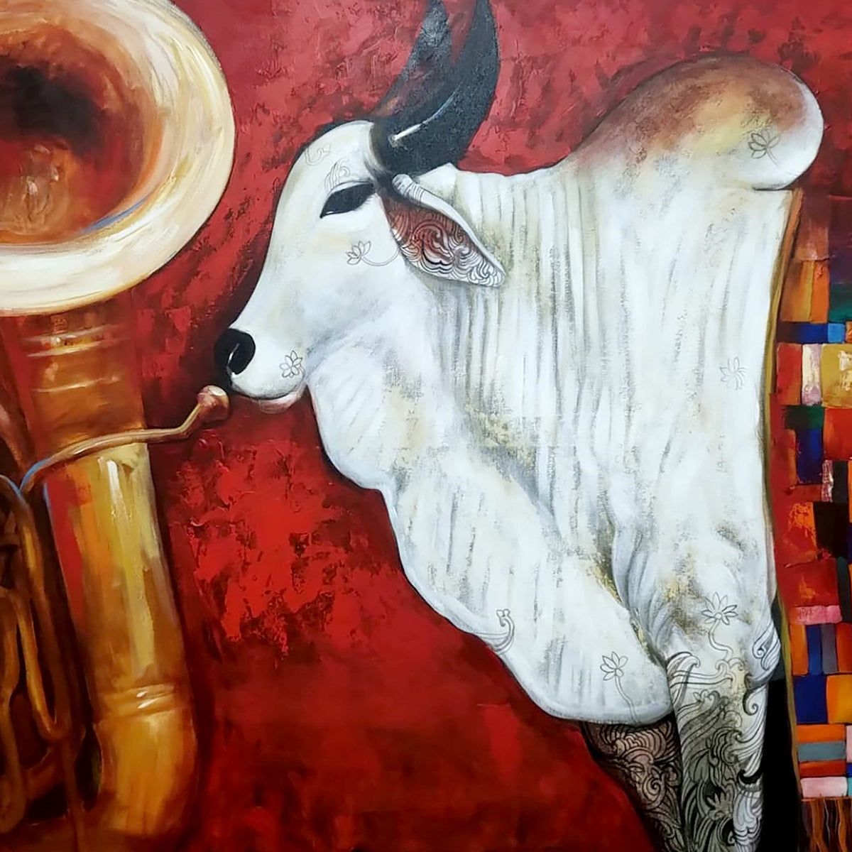Cow with Saxophone ( Vol 2 ) – Crafttatva.com