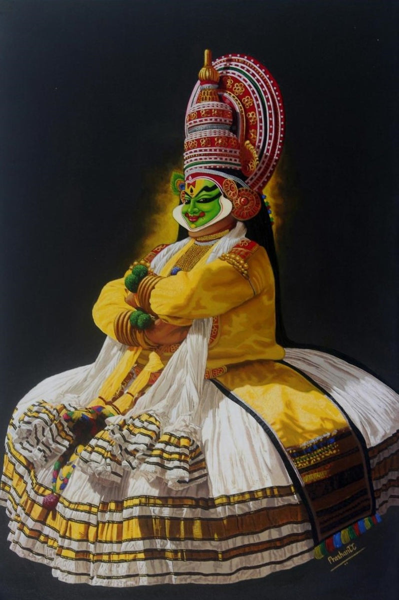 Yellow Kathakali – Crafttatva.com