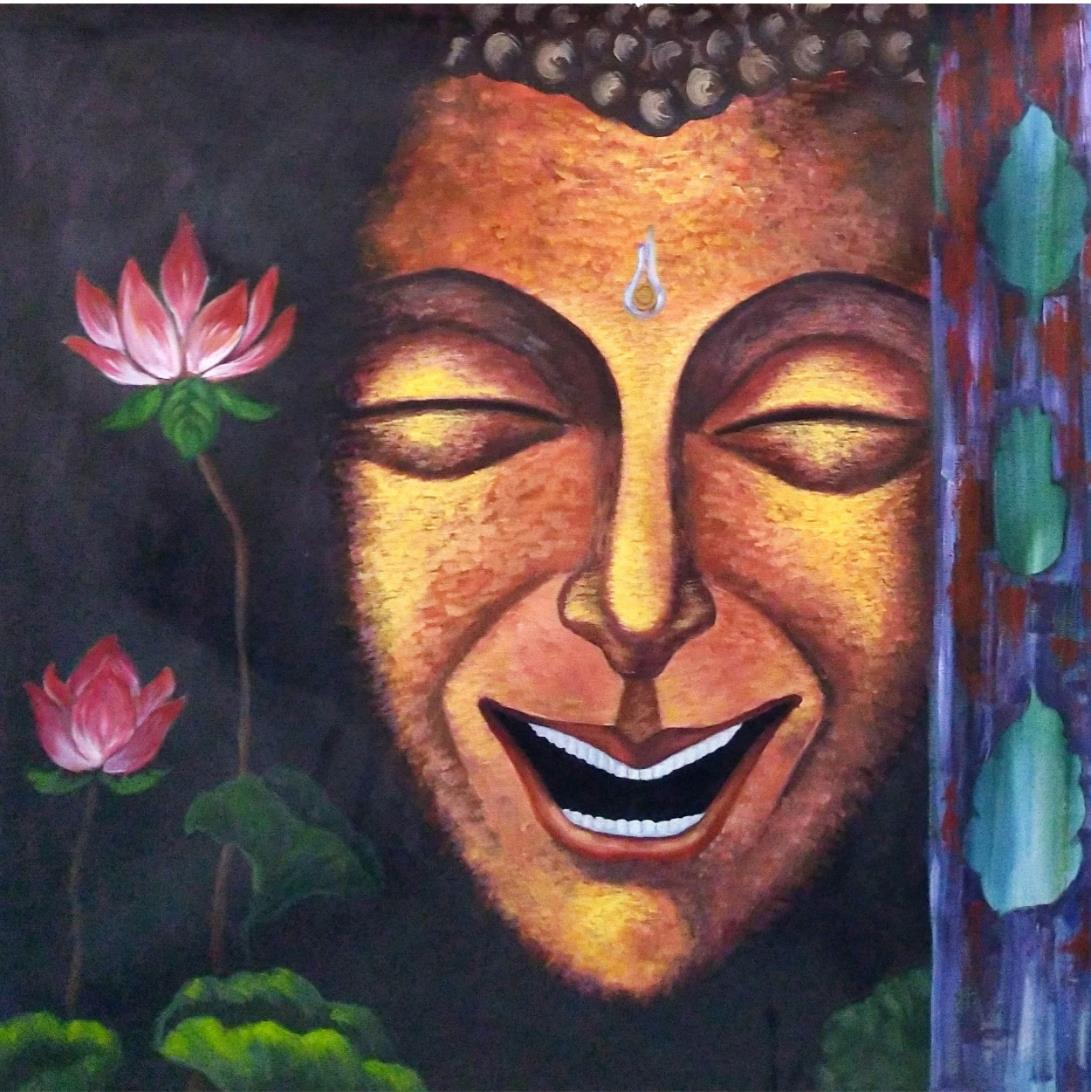 Smiling Buddha Drawings