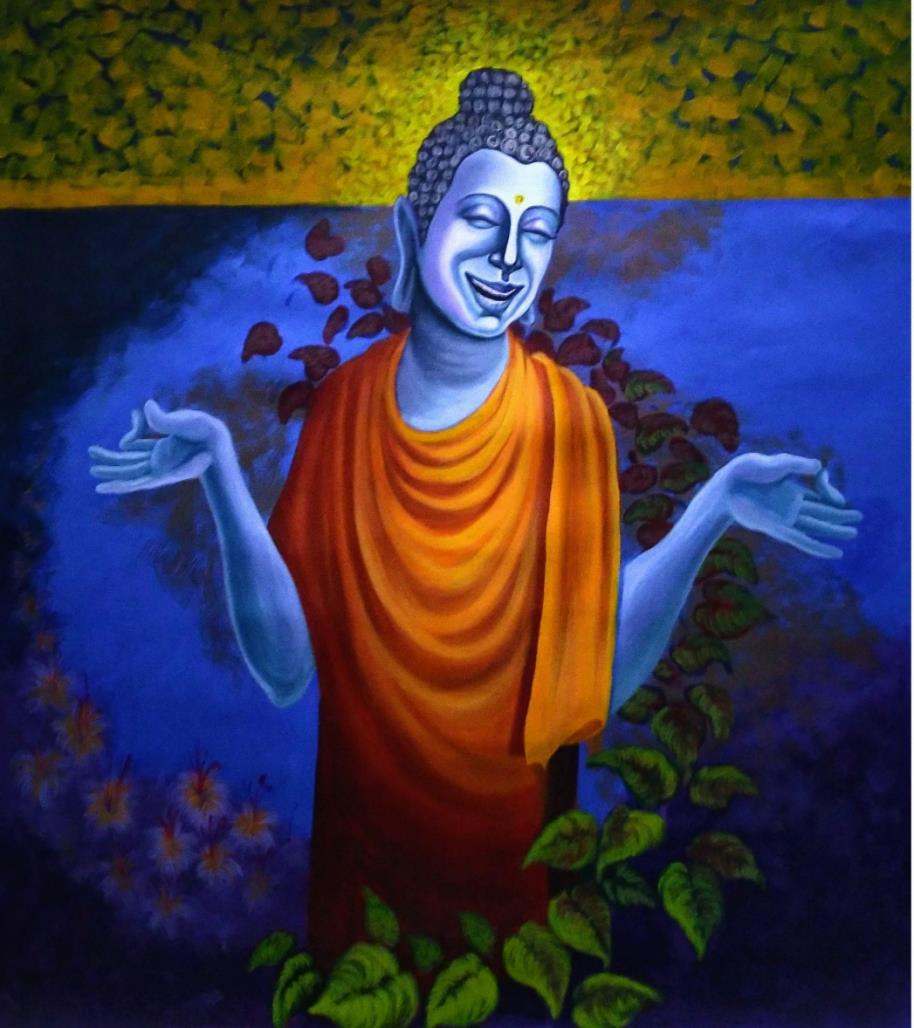 Smiling Buddha Drawings